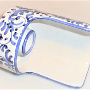 Vintage | Accents | Bx73 Rd Signed Italy Vintage Pottery Candle Holder ...